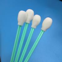 China 180mm Round Sponge Swab - Green Handle, 50pcs - for AC Vents, Dash Crevices, Seat Tracks & Defroster Grilles - Automotive for sale