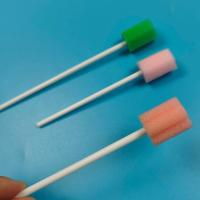 China Individual Wrapped White PP Stick Mouth Cleaning Swab Hygiene  Flower Shape Oral Care Sponge Swab Toothbrush Cleaning Swab for sale