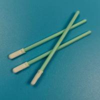 China TX758 Lint Free Small Flat Cleanroom Swab Semiconductor Cleaning ESD Polyester Swab Pecision Cleaning Swab for sale