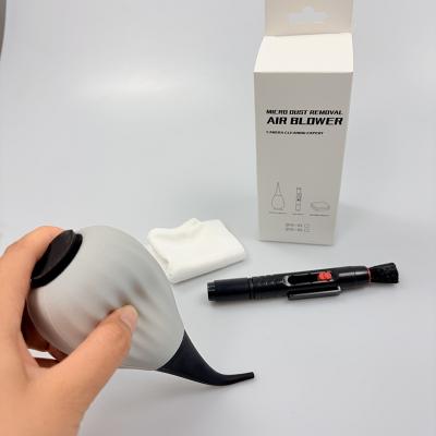 China Air Blower Cleaning Kit - Lens Pen & Microfiber Cloth in Paper Box - for DSLR, Mirrorless Sensor, Lens Glass & Viewfinder - Customizable for sale