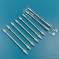 China 4.5mm Biodegradable Paper Stick Double Ended Pointed Qtips Makeup Removing Cotton Bud Swab for Personal Care for sale