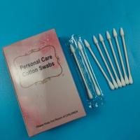 China Individual Wrapped Round and Pointed Cosmetic Qtips Personal Care Cotton Bud Swab for Makeup Removing for sale