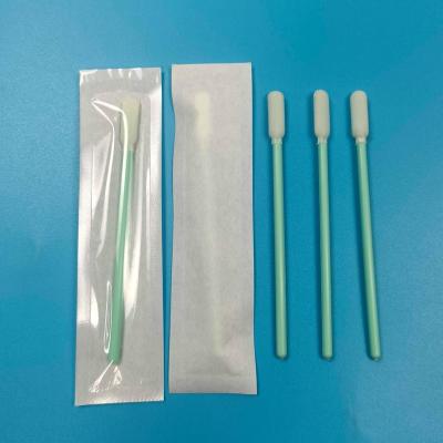 China Individual Wrapped Polyurethane Foam Tip Swab Sterile Oral Swab Specimen Collection Swab with PP Stick for sale