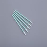China Cleaning Foam Swab With Pointed Head And PP Stick For Cleanroom for sale