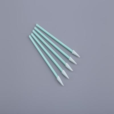 China Cleaning Foam Swab With Pointed Head And PP Stick For Cleanroom for sale