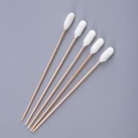 China Dual-Protection Surface-Safe Swab: Wood Stick with Foam-Encased Cotton Core for Scratch-Free Industrial Cleaning for sale