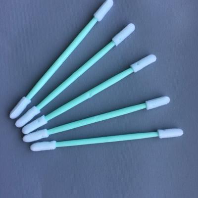 China 71mm Double Round Head Foam Swab with Polypropylene Handle for Cleanroom and Micro Cleaning for sale