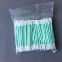 China 71mm Double Round Head Foam Swab with Polypropylene Handle for Cleanroom and Micro Cleaning for sale