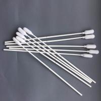 China Disposable Oral Foam Swabs , Medical Foam Swabs With White PP Stick for sale