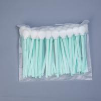 China TX708 Foam Tipped Swabs Circular Sponge , OEM Head Sterile Cotton Swab for sale