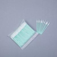 China TX751 Cleaning Foam Swabs Thin Spiral Pointed Head Cleanroom Cleaning Stick for sale