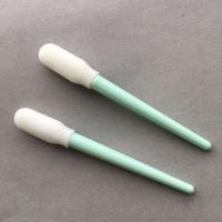 China Open Cell Foam Cleaning Swabs Green Stick 100 Pcs / Bag For Keyboard / Keypad for sale