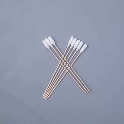 China Disposable Wooden Swab with 100% Pure Cotton and Sponge Head for Gynecological Examination (150mm Length) for sale