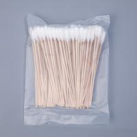 China Disposable Wooden Swab with 100% Pure Cotton and Sponge Head for Gynecological Examination (150mm Length) for sale