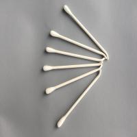 China 12mm Bathroom Ear 200pcs / Bag Bamboo Cotton Swabs for sale