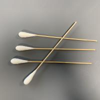 China Hypoallergenic Organic Wood Surgical Cotton Swabs Dust Free For Women for sale