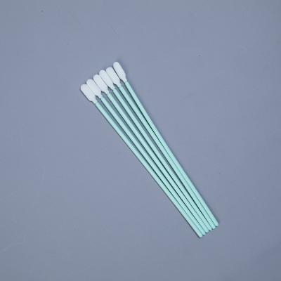 China 150mm Length Foam Swab with Polypropylene Handle and Cleanroom Laundered Foam Head for Precision Cleaning for sale