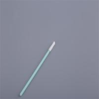 China Powder Free Industrial Cotton Swabs with Beveled PU Head for Good Wear Resistance in Cleanroom Applications for sale