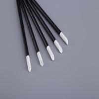 China Customized Chips Lint Free Cleaning Swabs Black PU Foam Head Lint Free T-11 PU Swab for sale