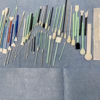 China Big Round Head Foam Cleaning Swabs Low Nonvolatile Residue SGS Approved for sale