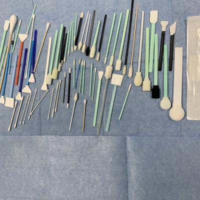 China Big Round Head Foam Cleaning Swabs Low Nonvolatile Residue SGS Approved for sale