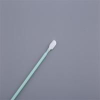 China Sterile Q Tips Cotton Swabs with Lint Free Microfiber ESD Safe Handle and Thermally Bonded Polyester Head for Cleanroom Use for sale