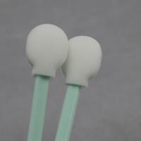 China Electronics Circular Head Disposable Cleanroom Foam Swabs for sale