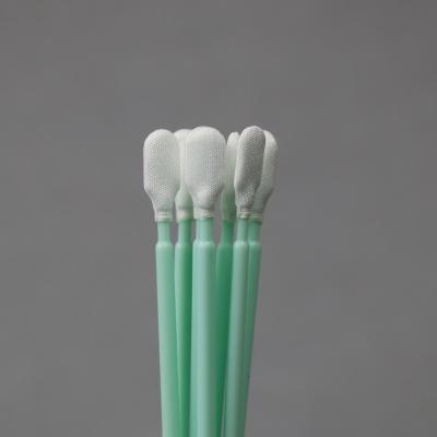 China 165mm Cleanroom Polyester Polypropylene Lint Free Swab Paddle Head for sale