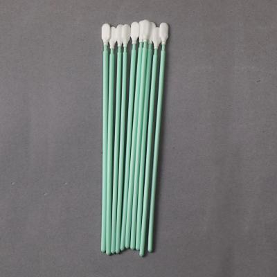 China 165mm Cleanroom Disposable Cleaning Polyester Swabs for sale