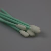 China High Absorbent 113mm Long Handle Hard Disk cleaning foam cushions Sponge Swabs for sale