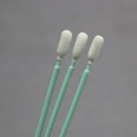 China Thermal Bonded 165mm Foam Tip Cleaning Swabs For Deep Hole 100 Pcs Swabs for sale