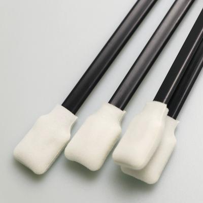 China Polystyrene Handle Rectangular Foam Swabs with 128mm Length for Lint-Free Cleanroom Cleaning for sale
