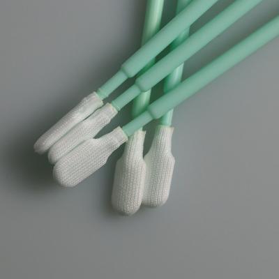China 165mm Length Polyester Swab with Double-layer Knitted Polyester for Sensitive Equipment Cleaning for sale