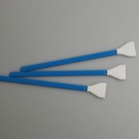China Class 100 Cleanroom V Shape Knitted Microfiber Camera Sensor Swabs for sale