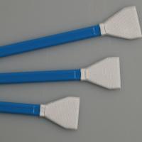 China Class 100 Cleanroom V Shape Knitted Microfiber Camera Sensor Swabs for sale