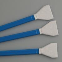 China Class 100 Cleanroom V Shape Knitted Microfiber Camera Sensor Swabs for sale