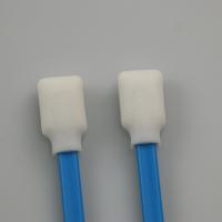 China Blue Rectangular Sponge Foam Tip Swabs For Detailing Clean 50 PCS 5'' for sale