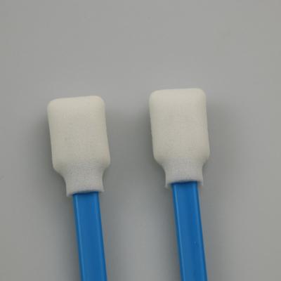 China Blue Rectangular Sponge Foam Tip Swabs For Detailing Clean 50 PCS 5'' for sale