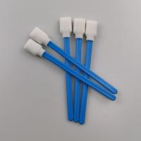 China PP Stick Rectangle Foam Tip Cleaning Swabs For Printer for sale