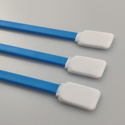 China Plotter Printerhead Cleaning Swabs Polyester Surface Flat Microfiber Tip for sale