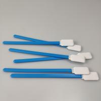 China Polypropylene Handle Flat Head Polyester Swabs 100pcs/Bag for sale