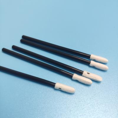 China Isopropanol Resistant 70mm Disposable Round Foam Tip Swabs for sale