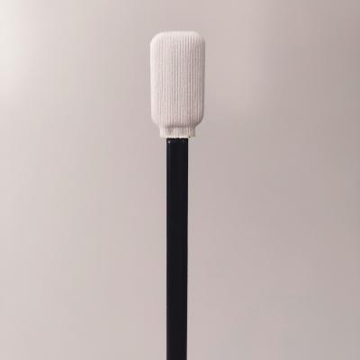China Black Handle PP Stick Square Head Cleaning Swab For Electronics for sale