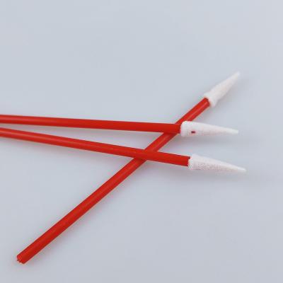 China Mini Sponge Pointed Head Sharp Foam Cleaning Swabs 100pcs/Bag for sale
