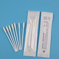 China Individual Wrapped 8cm Specimen Collection Swab , PCR Nose Swab for sale