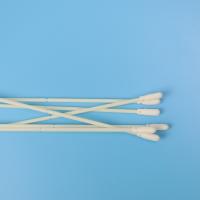 China 15cm Medical Sterile Foam Tip Oral Sampling Flocked Swab With ABS Stick for sale