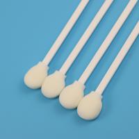 China White PP Stick Round Foam Tip TOC Nasopharyngeal  Specimen Collection Swab for sale