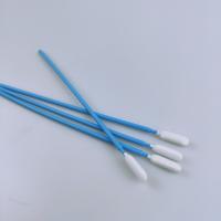 China 165mm Long Polypropylene  Handle Foam Tip Swabs Round Head for sale