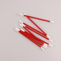 China Double Round Heads Polyester Swab For Electronics Clean 100PCS for sale