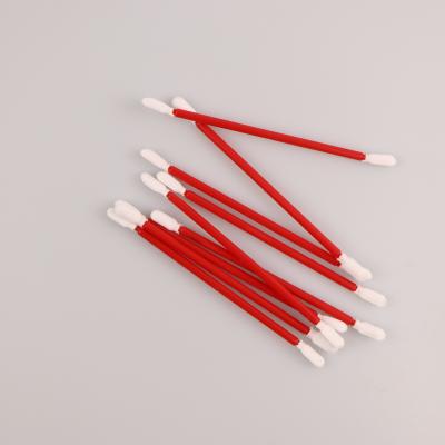 China Double Round Heads Polyester Swab For Electronics Clean 100PCS for sale